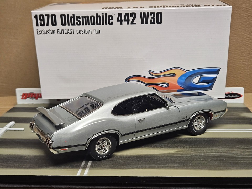 GMP ACME 1:18 1970 OLDSMOBILE 442 SILVER ONLY 442 MADE A1805604GC | eBay