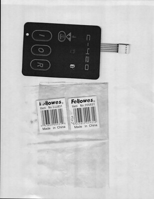 fellowes paper shredder touch pad for model 420 and 480 china made | eBay