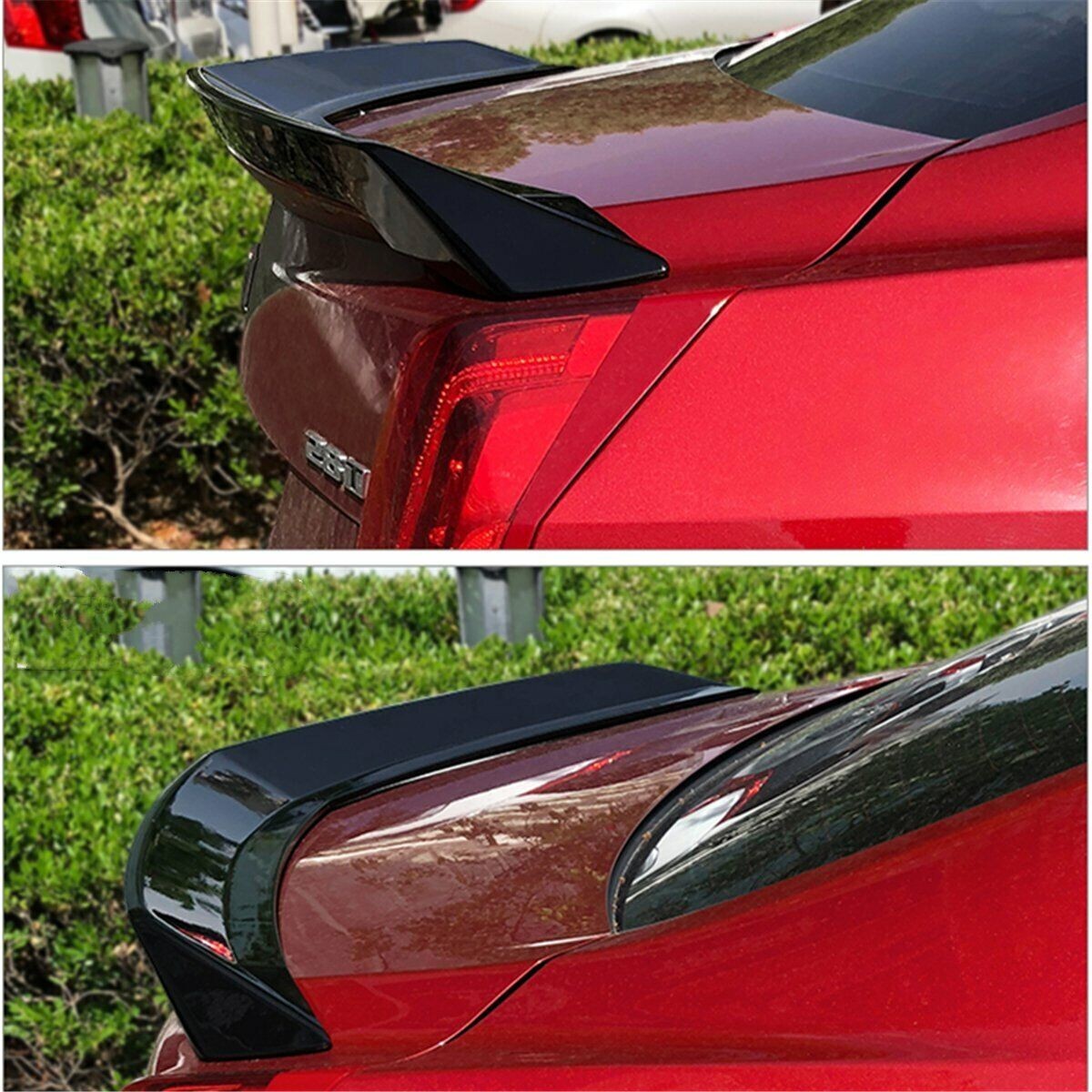 For 2013-2018 Cadillac ATS Sedan V Style Highkick Gloss Black Trunk ...
