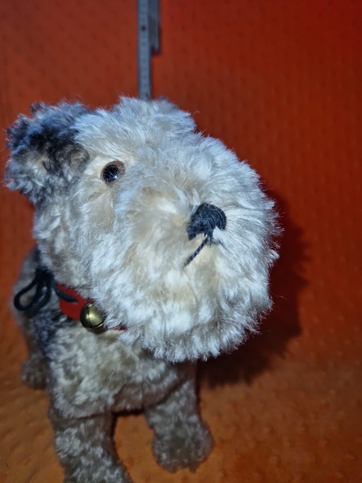 Steiff HUND ANTIK ALT (Sammlungsauflösung) Hund FELLOW Terrier Länge 33 ...