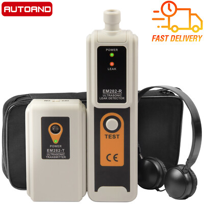 Ultrasonic Leak Detector with Earphone& Transmitter 40KH Air Leak ...