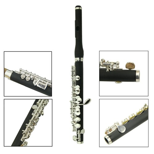 Hot Sale - Key of C Piccolo Instruments with Wooden Case Cleaning Rod ...
