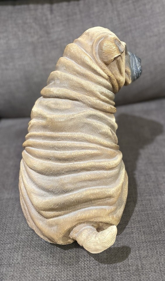 Pre Owned Adorable 1985 Universal Statuary Shar-Pei Large Sitting ...