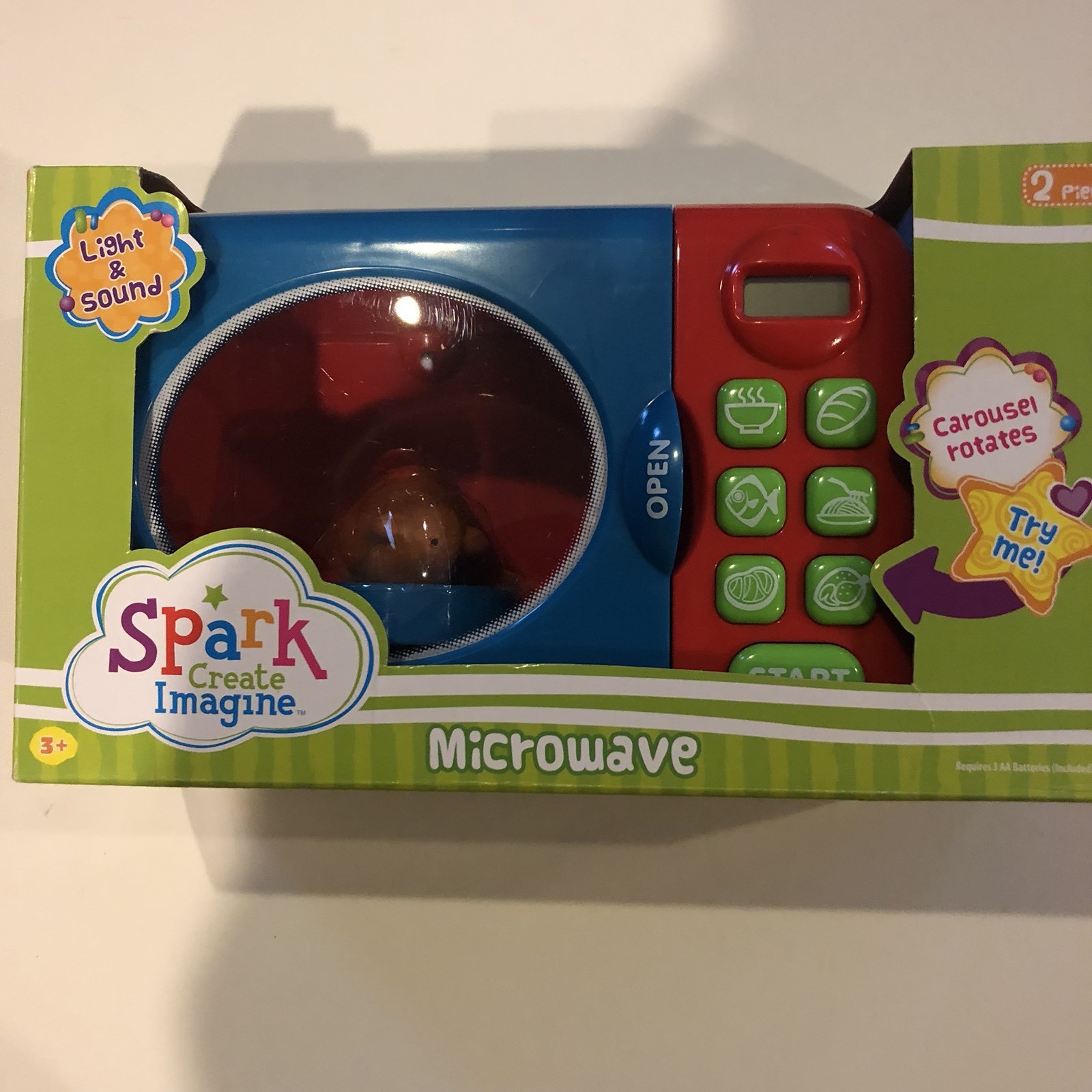 New Spark Microwave Toy Lights Sounds Turkey Create Imagine Play ...