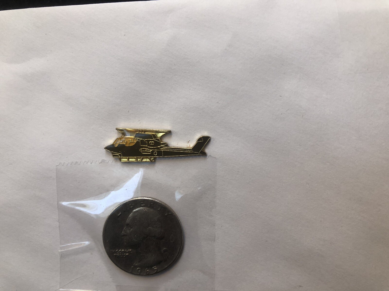 VTG Helicopter Pin from 80's Enamel Lapel Hat Tac | eBay