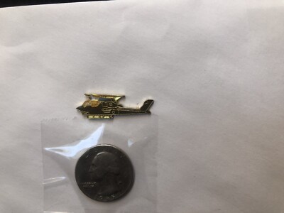 VTG Helicopter Pin from 80's Enamel Lapel Hat Tac | eBay