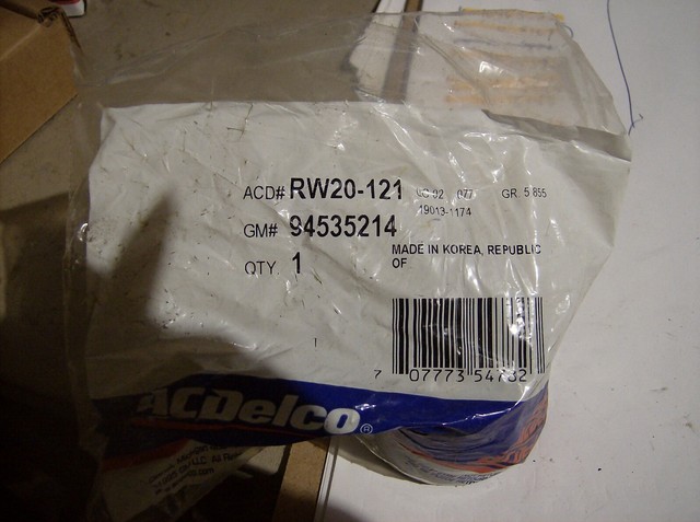 ACDelco RW20-121 GM 94535214 Rear Wheel Bearing with Seal for sale ...
