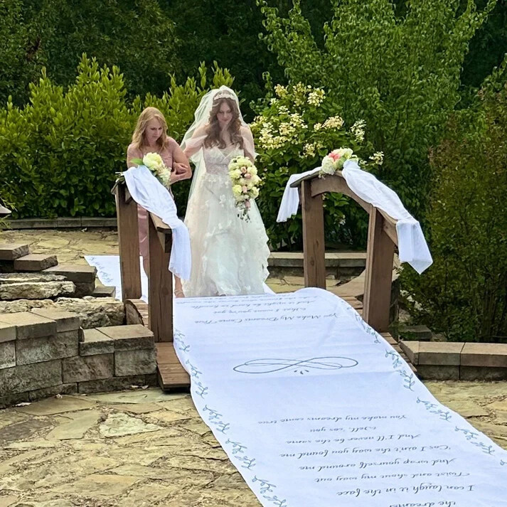 Custom Wedding Aisle Runner, Your Wedding Vows, 20-100 Feet | eBay