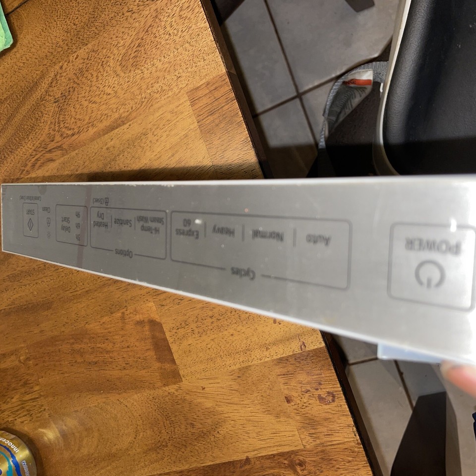 Samsung Dishwasher Control Panel, Stainless DD82-01594B ASMN | eBay