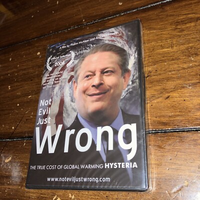 Not Evil Just Wrong DVD Phelim McAllen & Ann McElhinney Cost of Global ...