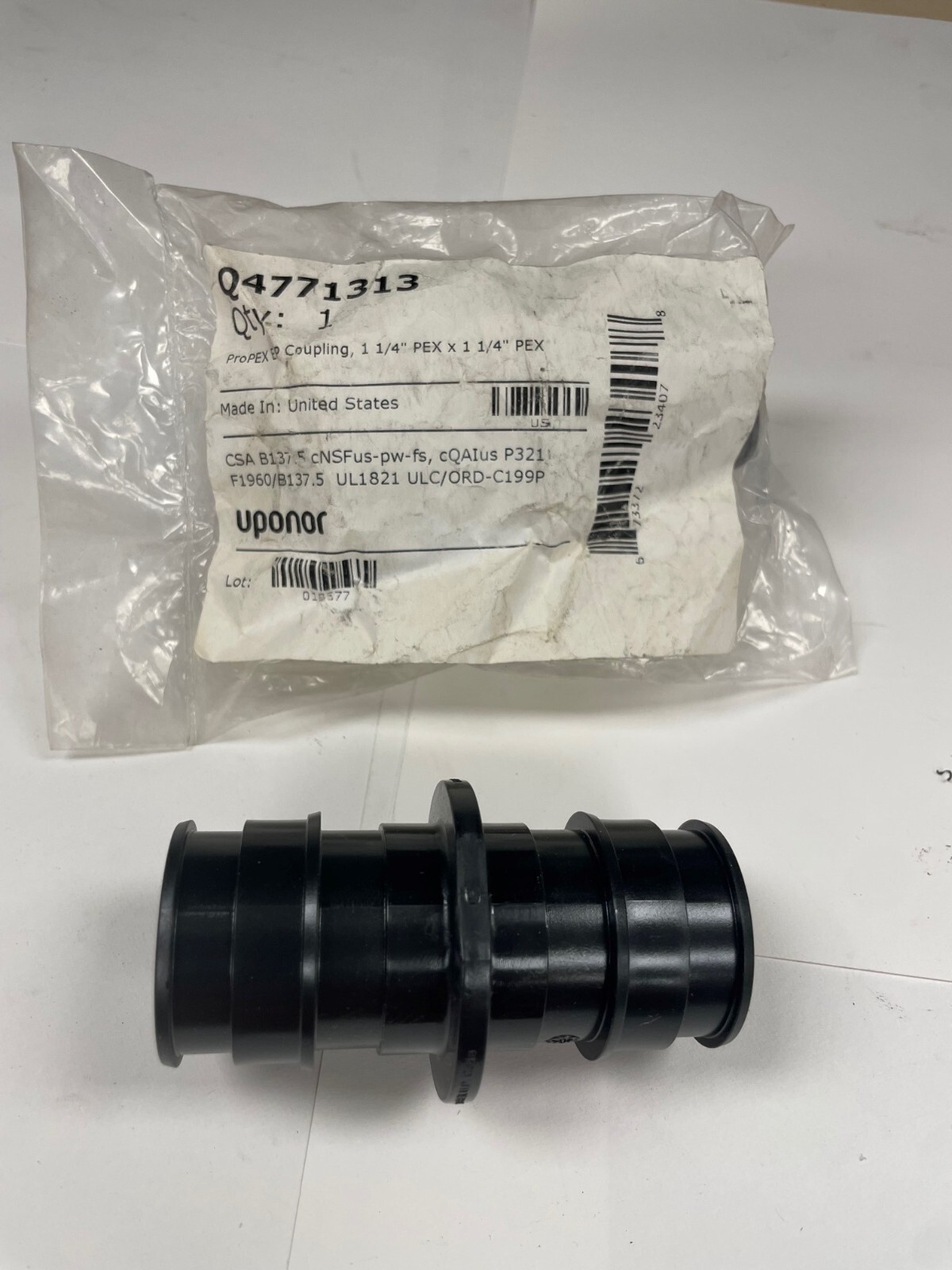 12-PACK UPONOR Q4771313 PROPEX EP COUPLING 1-1/4" PEX X 1-1/4" PEX | eBay