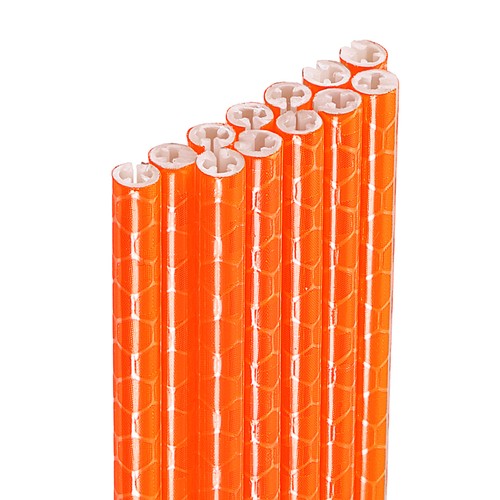 72Pack Bike Reflective Spoke Skins 0.2" Spoke Reflectors Wraps Wheel ...