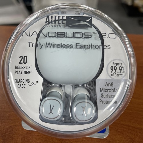 Altec Lansing MZX5000-ICY NanoBuds 2.0 Truly Wireless In-Ear Earbuds ...