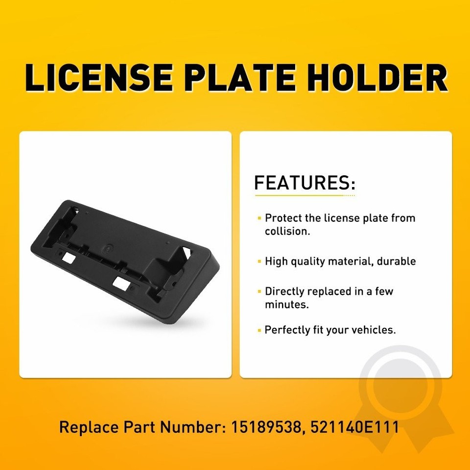 Front License Plate Frame Tag Holder Bracket For 2016-2019 Lexus RX350 ...