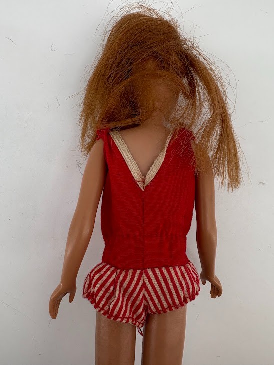 Vintage Barbie's Little Sister Skipper Doll 1963 Swimsuit Blonde Hair ...