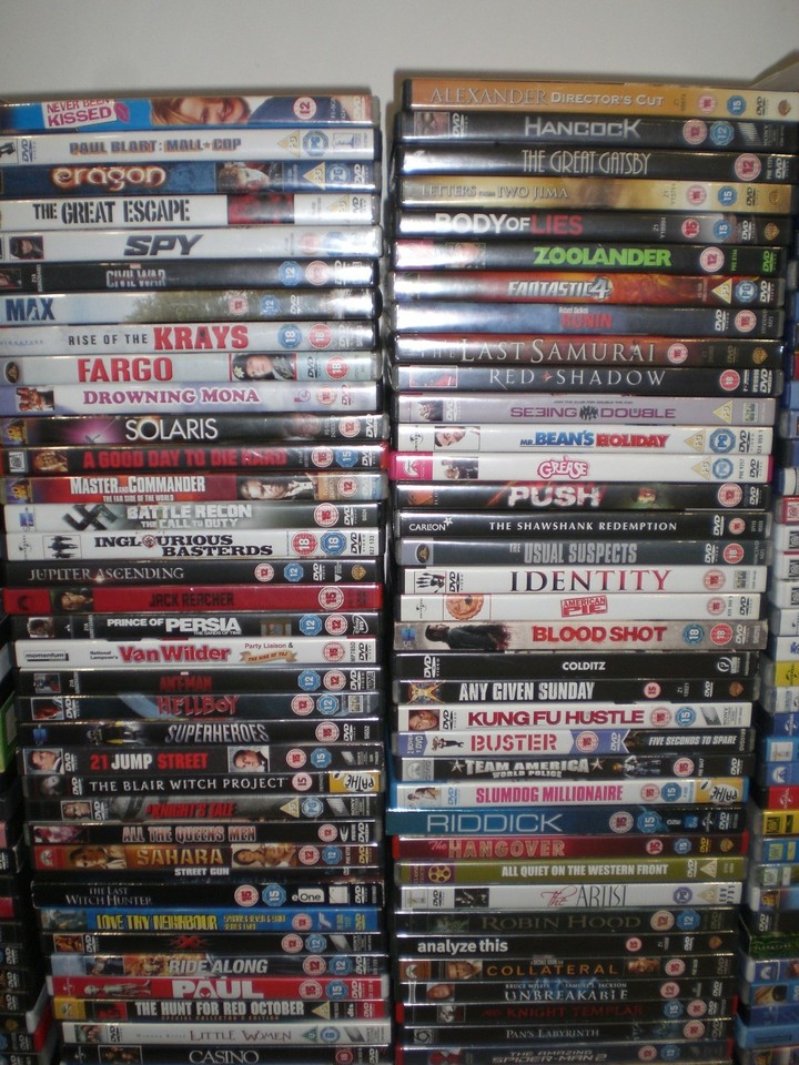 DVD - Large Collection Job Lot of DVDs - Over 500 | eBay UK