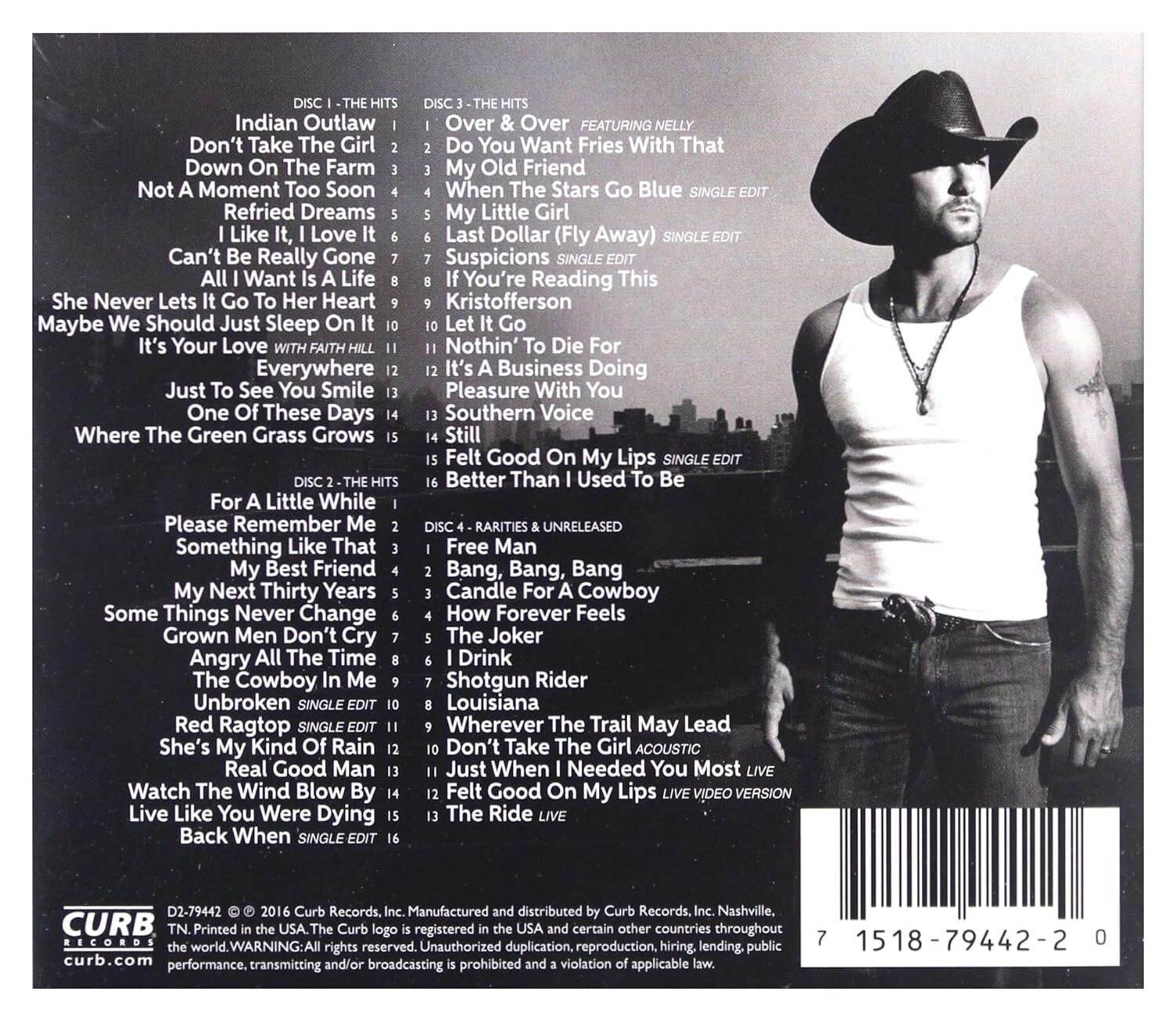 Tim McGraw The Ultimate Collection (CD) 715187944220 | eBay