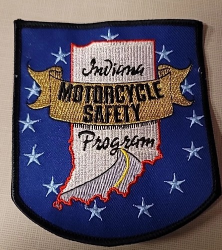 INDIANA Motorcycle Patch Graduate Motorcycle Safety Program Patch NEW ...