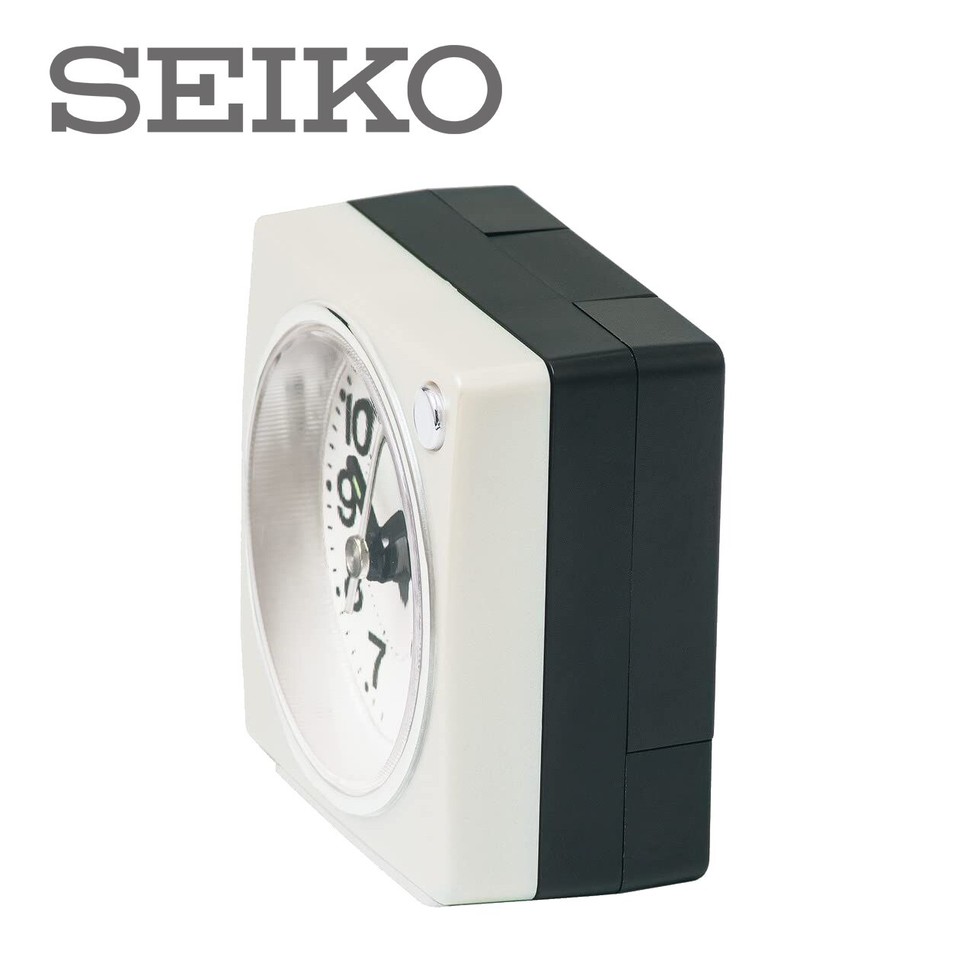 SEIKO PYXIS Alarm Clock Pearl White Japanese Domestic Model | eBay