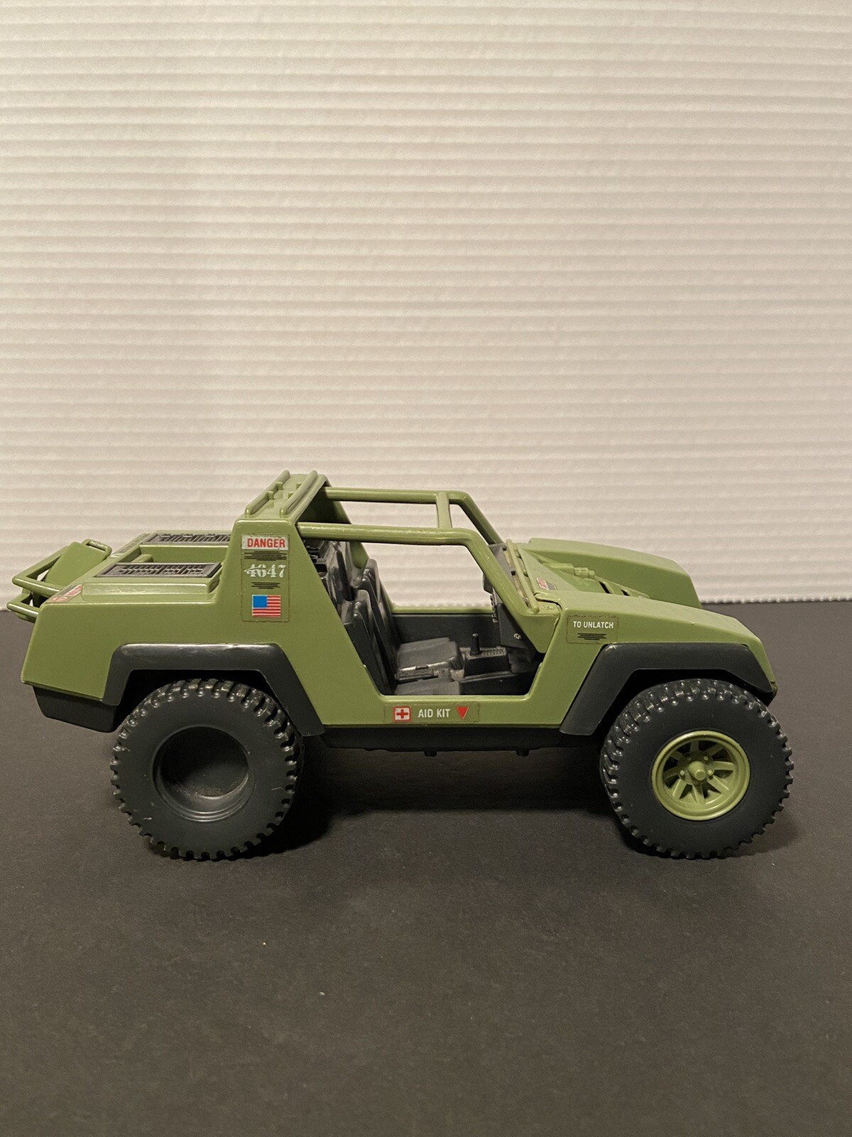 GI JOE ARAH 1982 Vamp Vehicle Loose Jeep and HAL Laser Cannon for parts ...