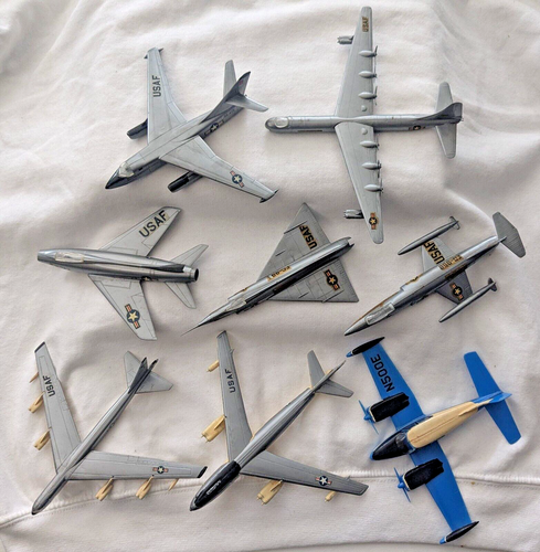 Vintage Miniature model USAF Fighter Jet 5-8" plastic Bombers | eBay