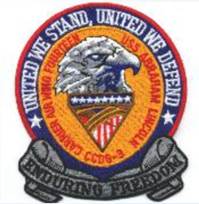 4" NAVY CVN-72/CVW-14 2002/2003 OEF CRUISE EMBROIDERED PATCH | eBay