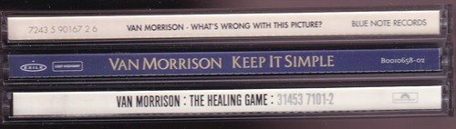 . Lot 3 CD Van Morrison: Healing Game, Keep it Simple, What's Wrong With Picture | eBay