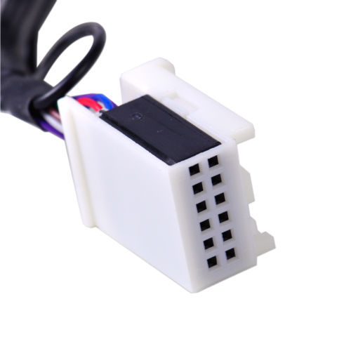 12Pin Car Music CD Interface Adapter Audio 3.5mm AUX USB Input Cable ...
