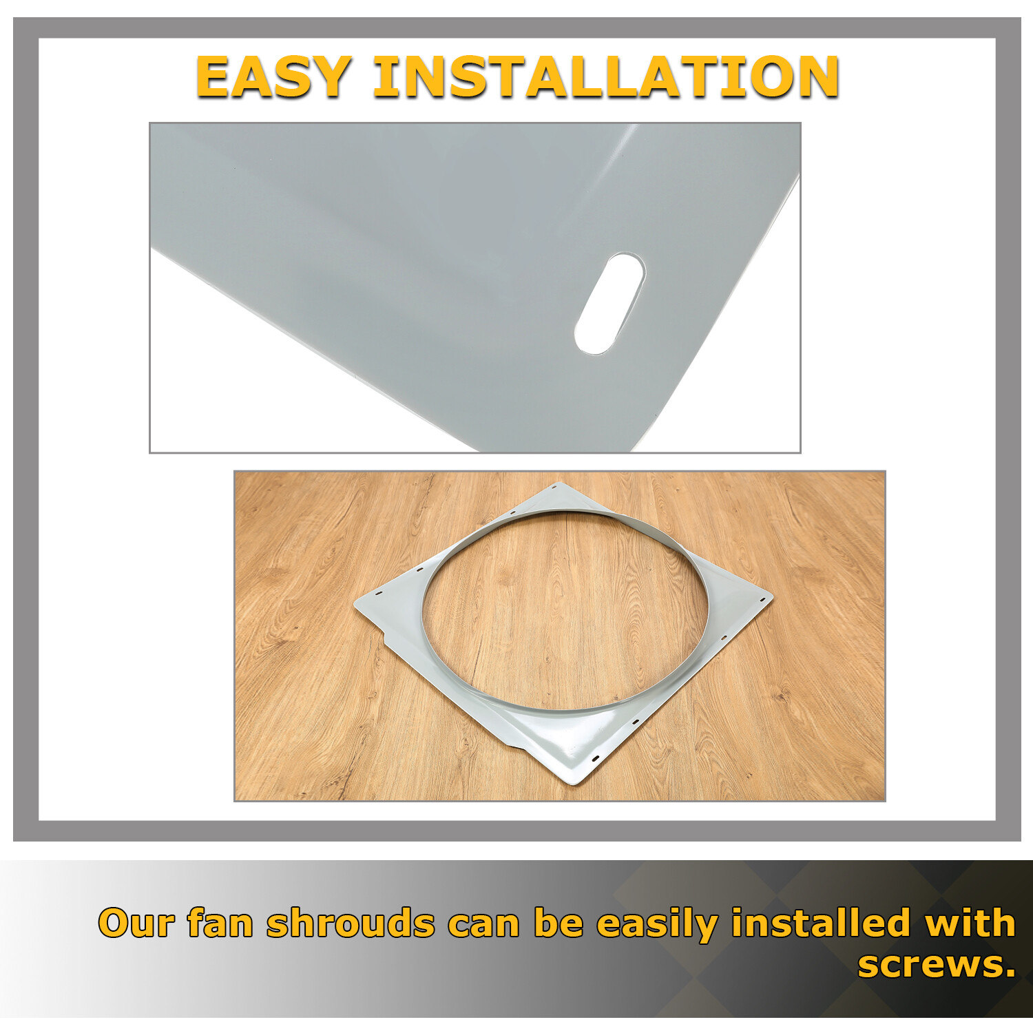 Radiator Fan Shroud For 1995-2004 Peterbilt 357 377 378 379 Models #07 ...