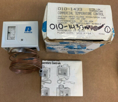 Temperature Controllers - Ranco Temperature Control