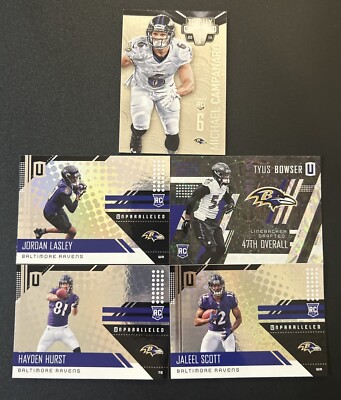 Baltimore Ravens Panini Rookie Card Lot (5 Cards) - (L106) | eBay