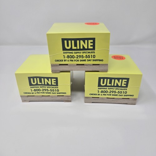 Uline Pallet Sticky Notes - Bulk Pack Industrial Adhesive Pads Office ...