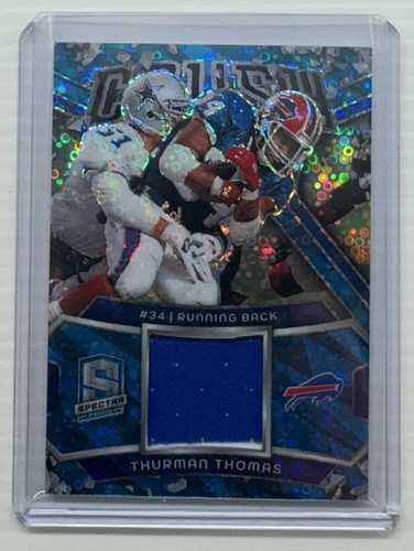 2024 Spectra Thurman Thomas Crush Jersey Blue Neon #11/60 | eBay