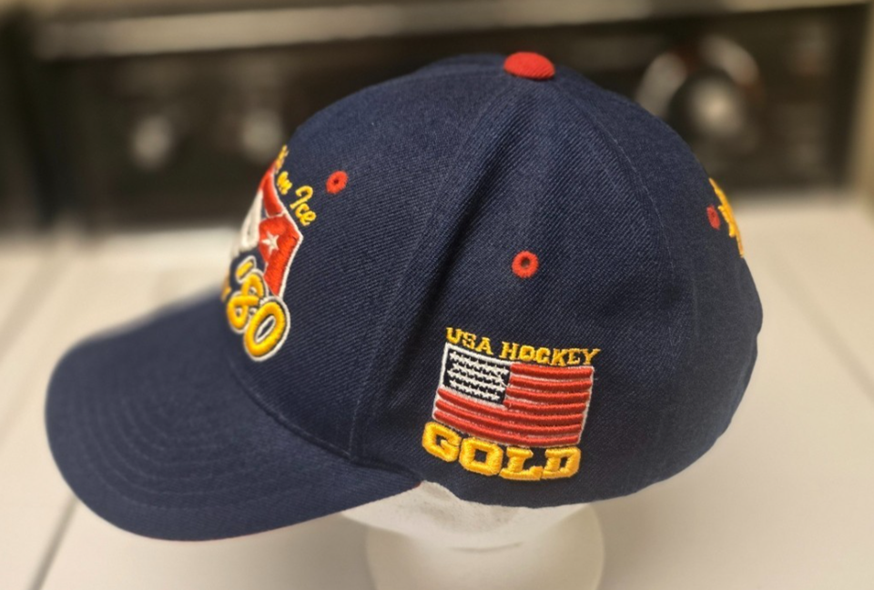 1980 Miracle on Ice USA Hockey Hat Zephyr Blue OSFM Team USA Olympics ...