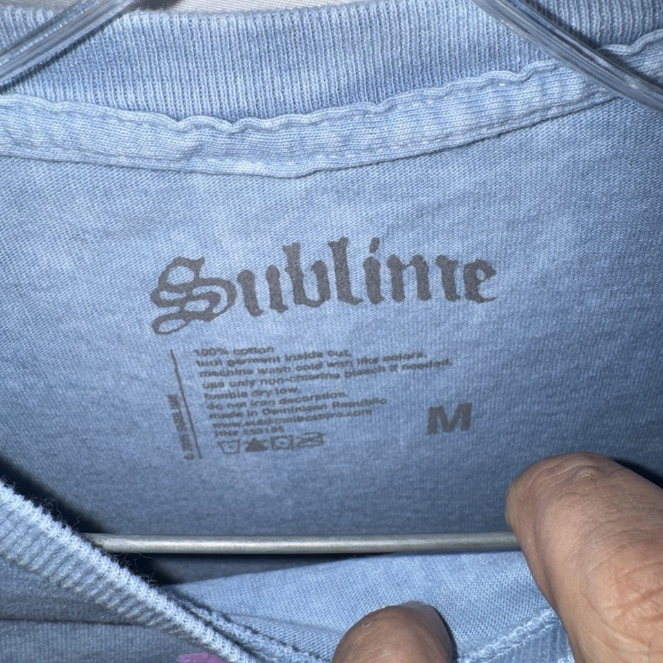 Sublime Blue Music T-shirt Size Medium | eBay