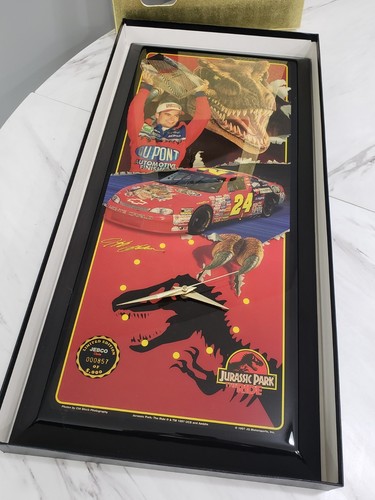 Rare Limited Edition 857 of 5000 Jeff Gordon Jebco Jurassic Park Clock ...