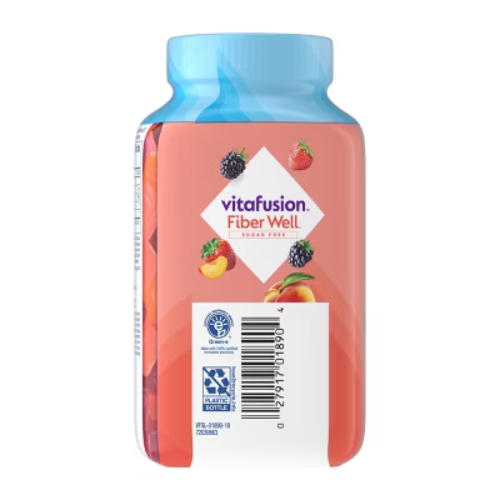 Vitafusion Fiber - Well Fiber Supplement Gummies - Fruit Flavors - 90ct ...
