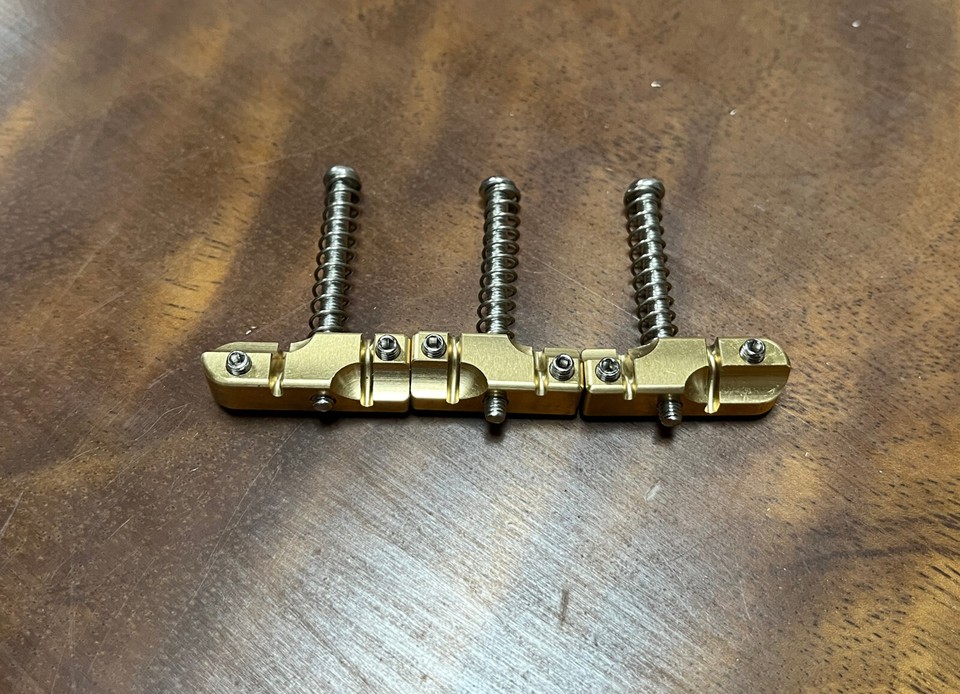 Aumsen Tele Conversion Bridge Compensated Brass Telecaster Saddles | eBay