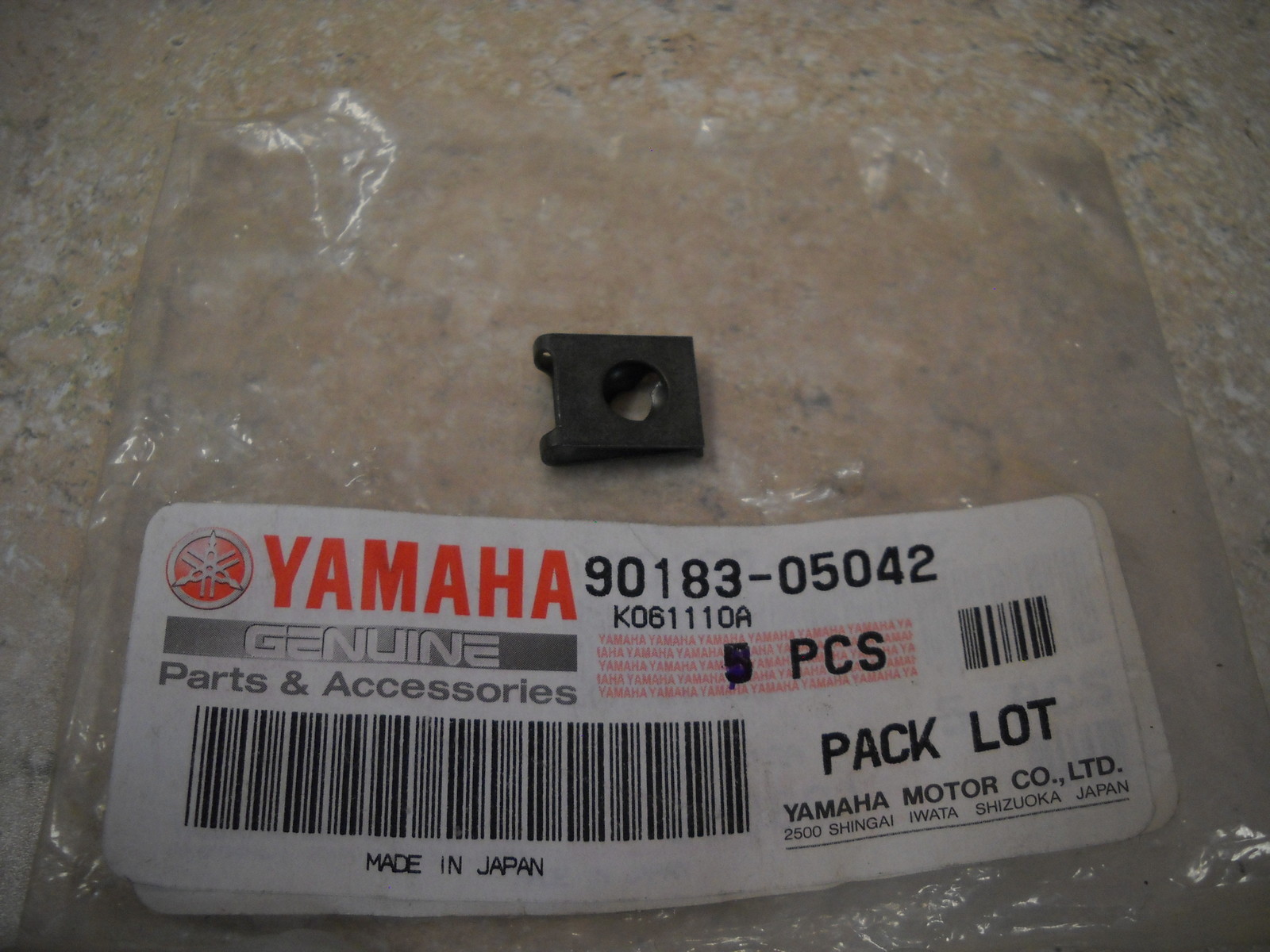 NOS OEM Yamaha Cowling Spring Nut 1992-2005 YFB250 YFM400 YZF600 90183 ...
