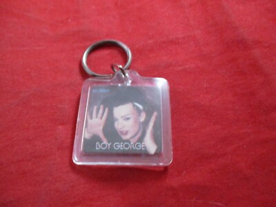 Boy George Musician Music Singer Retro Promo Plastic Keychain | eBay