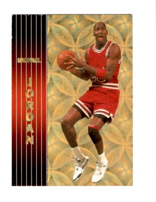 MICHAEL JORDAN PROMO card Big Bang 1993 Basketball Gold Prism LAST ...