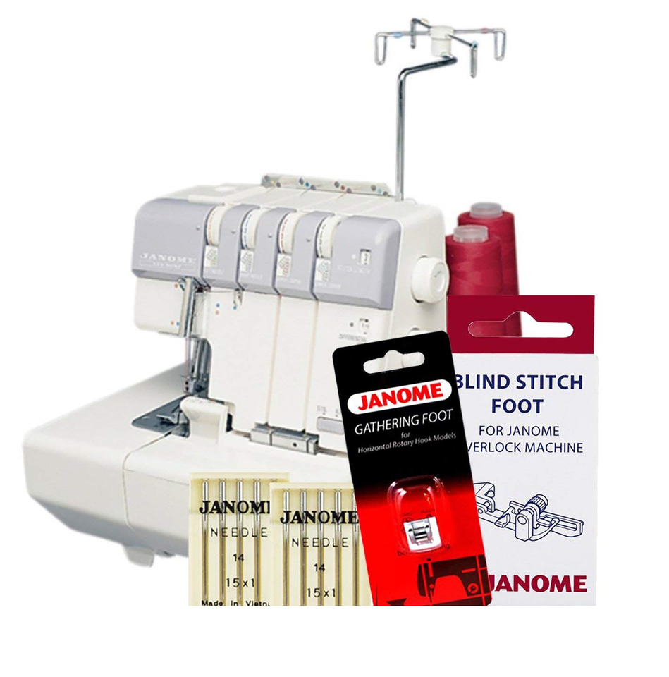 Janome MyLock 634D Overlock Serger Machine with Bonus Bundle ...