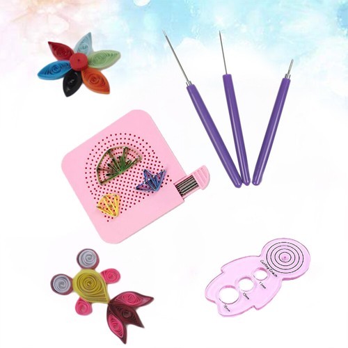 5 PC Yan Paper Long Needles Tools Hand Quilling Template DIY Supplies ...