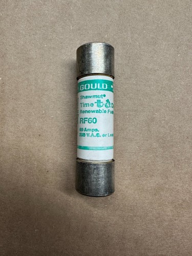 Pack of 1 Gould RF-60 60A Fuses RF60 RF60 | eBay