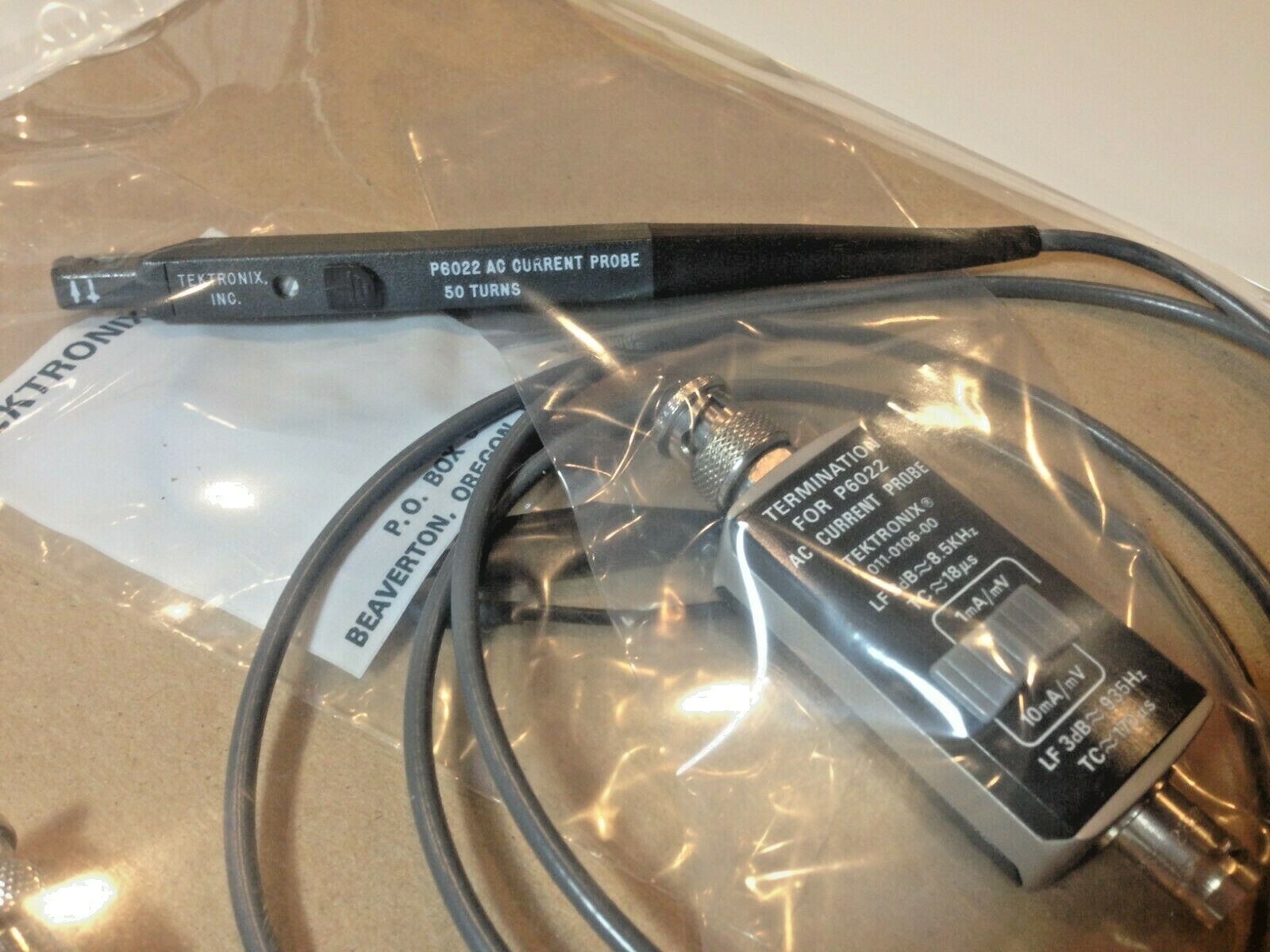Excellent Tektronix P6022 Current Probe + Termination/ Fully Tested | eBay