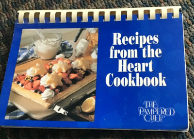 THE PAMPERED CHEF RECIPES FROM THE HEART COOKBOOK -214 PAGES OF RECIPES ...