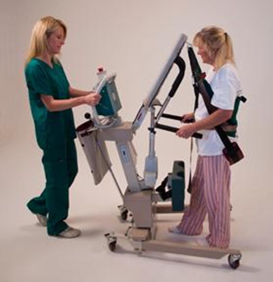 EZ WAY SMART STAND BATT ELECTRIC PATIENT SIT-TO-STAND LIFT SCALE ...