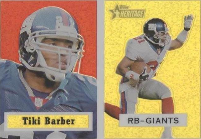2002 Topps Heritage - Tiki Barber #151 Retrofractor /557 for sale ...