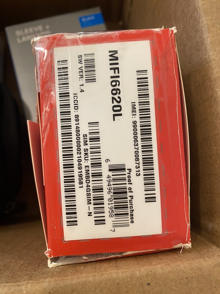 Verizon Wireless Jetpack 4G LTE Mobile Hotspot MIFI6620L With Box | eBay