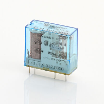 1x Finder 40.31.9.012.0000 12VDC 12V Relais Relay 1x Wechsler 250VAC ...